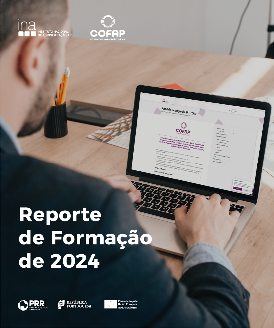 Já começou o Reporte de Formação de 2024 no COFAP - INA, I. P.