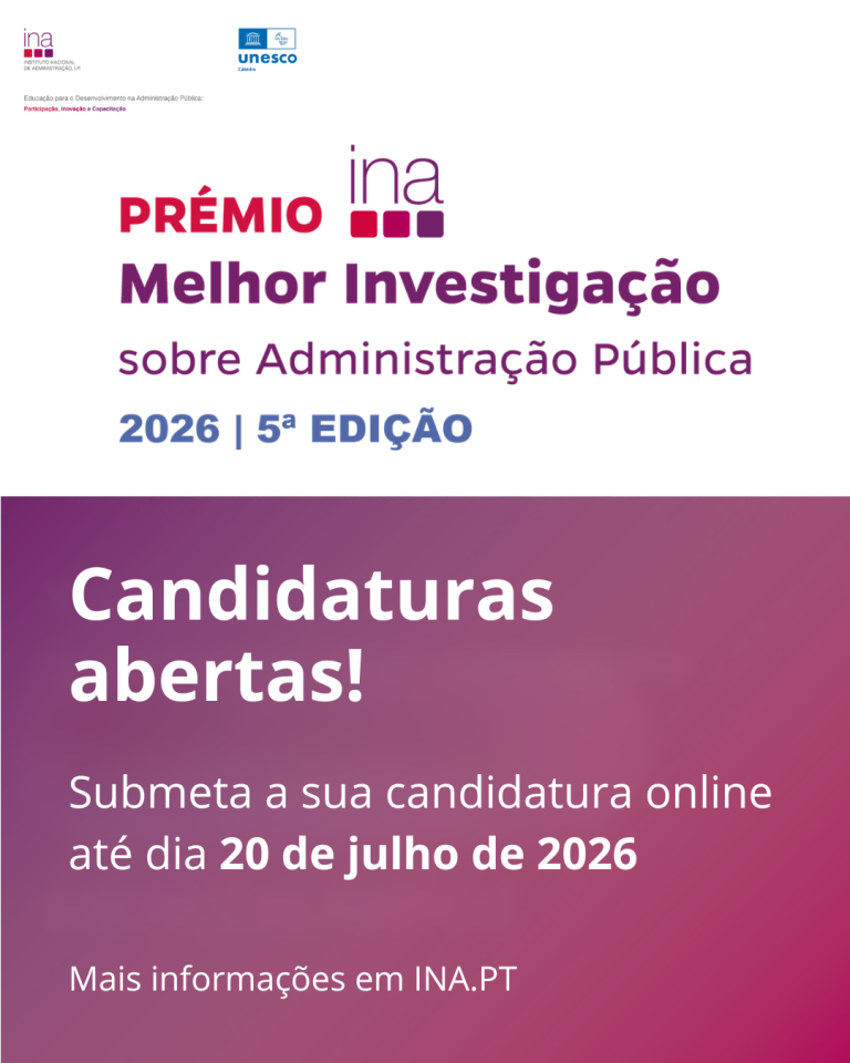 Prémio INA 2026: candidaturas abertas até 20 de julho - INA, I. P.